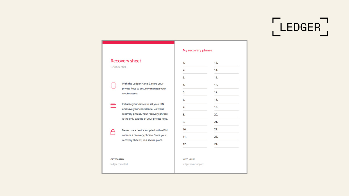 Guide d'utilisation Ledger Nano X | Meria